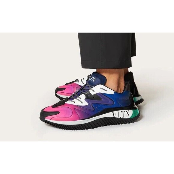 Valentino | Shoes | Valentino Garavani Wade Runner Sneakers White Black ...